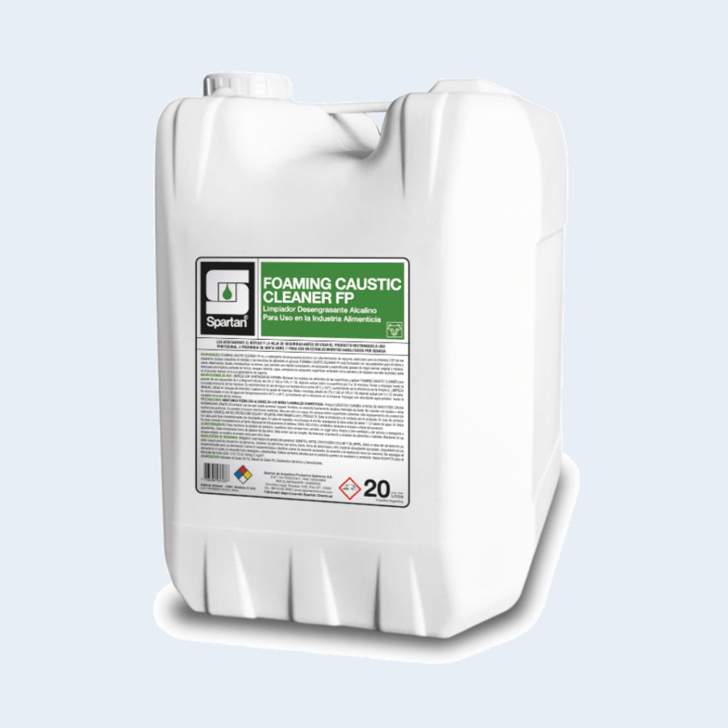 SPARTAN DESENGRASANTE ALCALINO FOAMING CAUSTIC CLEANER FP 20LTS – Lustrol