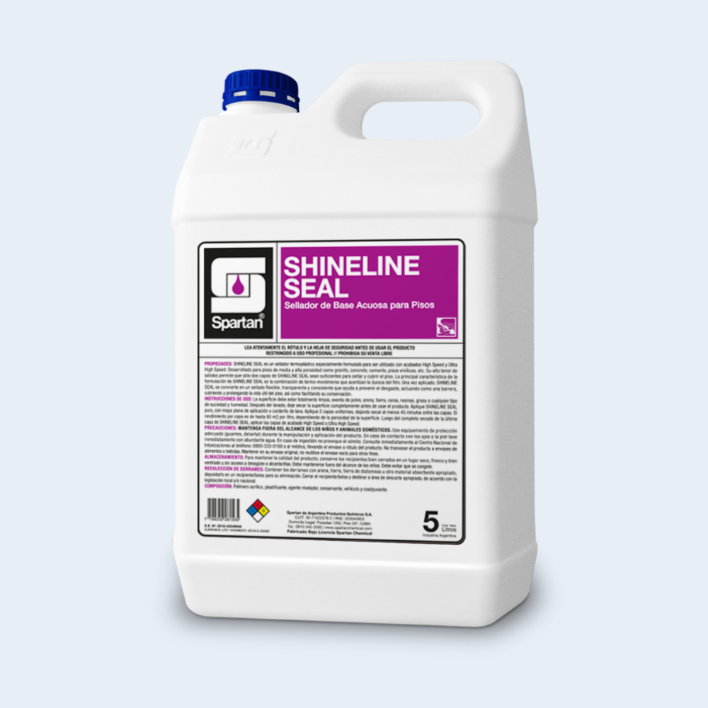 SPARTAN SELLADOR DE BASE ACUOSA PARA PISOS SHINELINE SEAL 5LTS – Lustrol