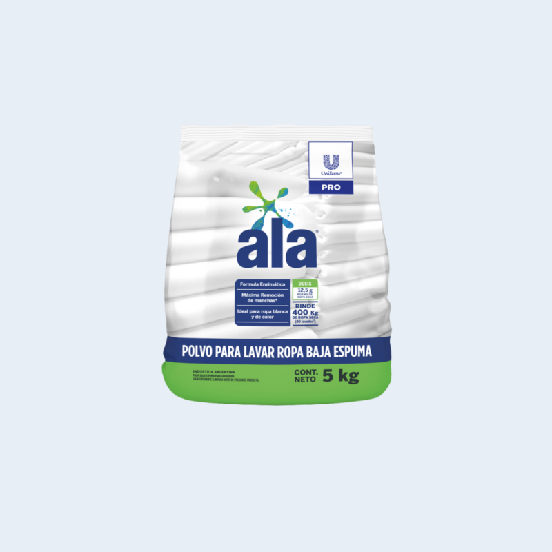 UPRO ALA JABON EN POLVO BAJA ESPUMA 5KG – Lustrol