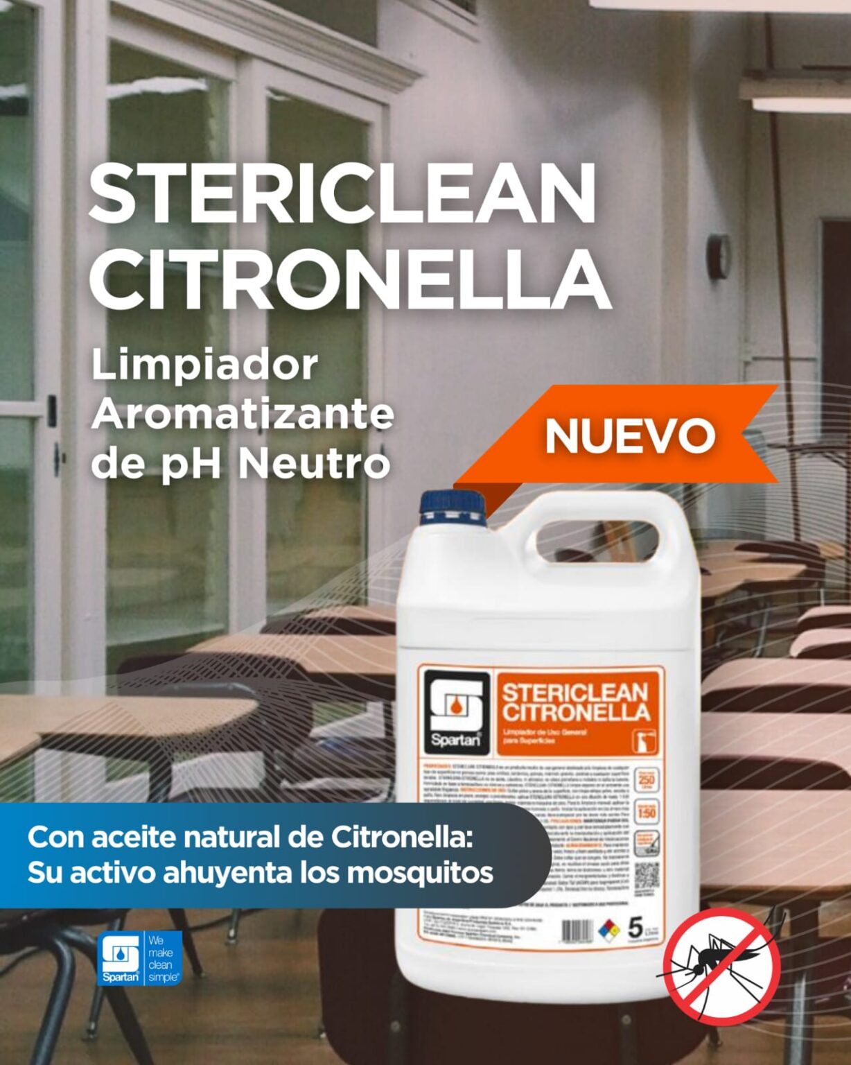 NUEVO STERICLEAN CITRONELLA – Lustrol